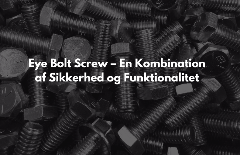 Eye Bolt Screw – En Kombination af Sikkerhed og Funktionalitet ...