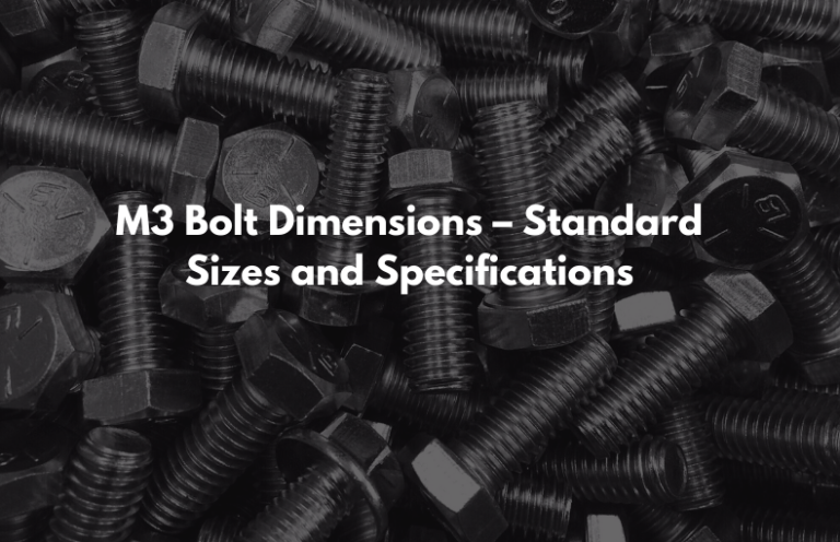 M3 Bolt Dimensions – Standard Sizes and Specifications - Fremstilling ...